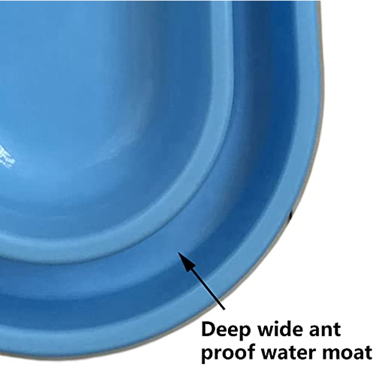 Ant Proof Cat Dog Pet Food Bowl 32 Oz Food Water Bowls Dish for Small Medium Size Dogs Cats by With You6688