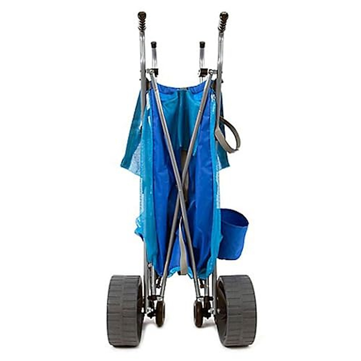 Seina All-Terrain Beach Cart Wheeler with Big Wheels for Sand | All Terrain Cart, Wide Wheels, Cart for Beach, Sand Cart, Beach Trolley, Collapsable, Compact, | Blue