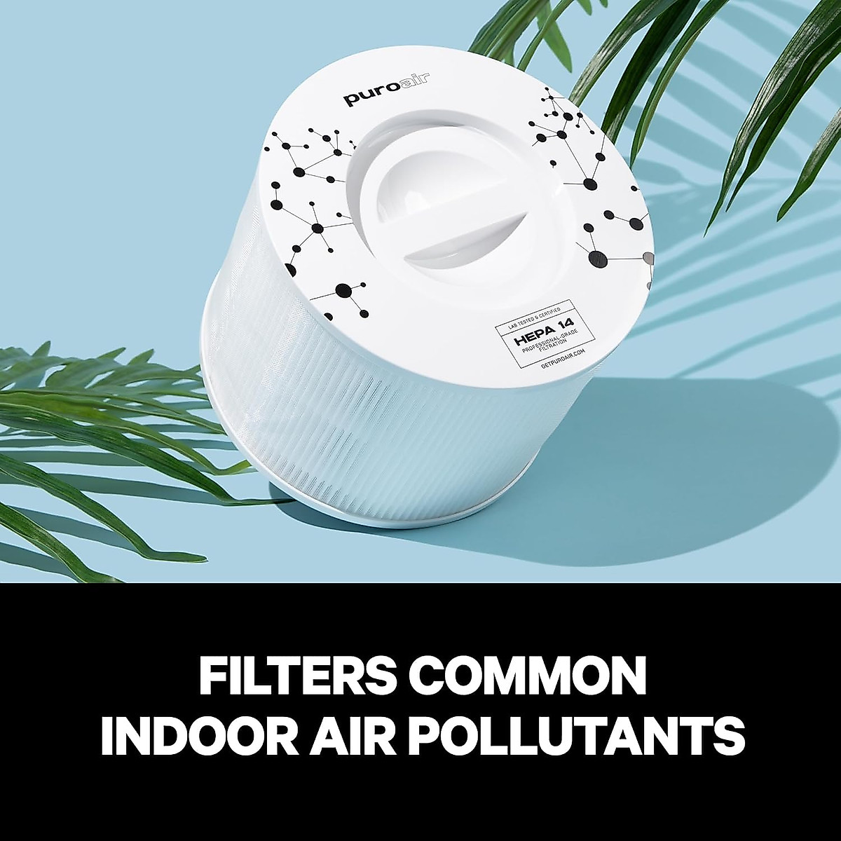 4-Pack of PuroAir Air 240 Purifier Replacement Filters - Replacement HEPA Filter for PuroAir Purifier - Captures Up To 99% of Pollen, Smoke, Dust, VOCs (4 PACK)