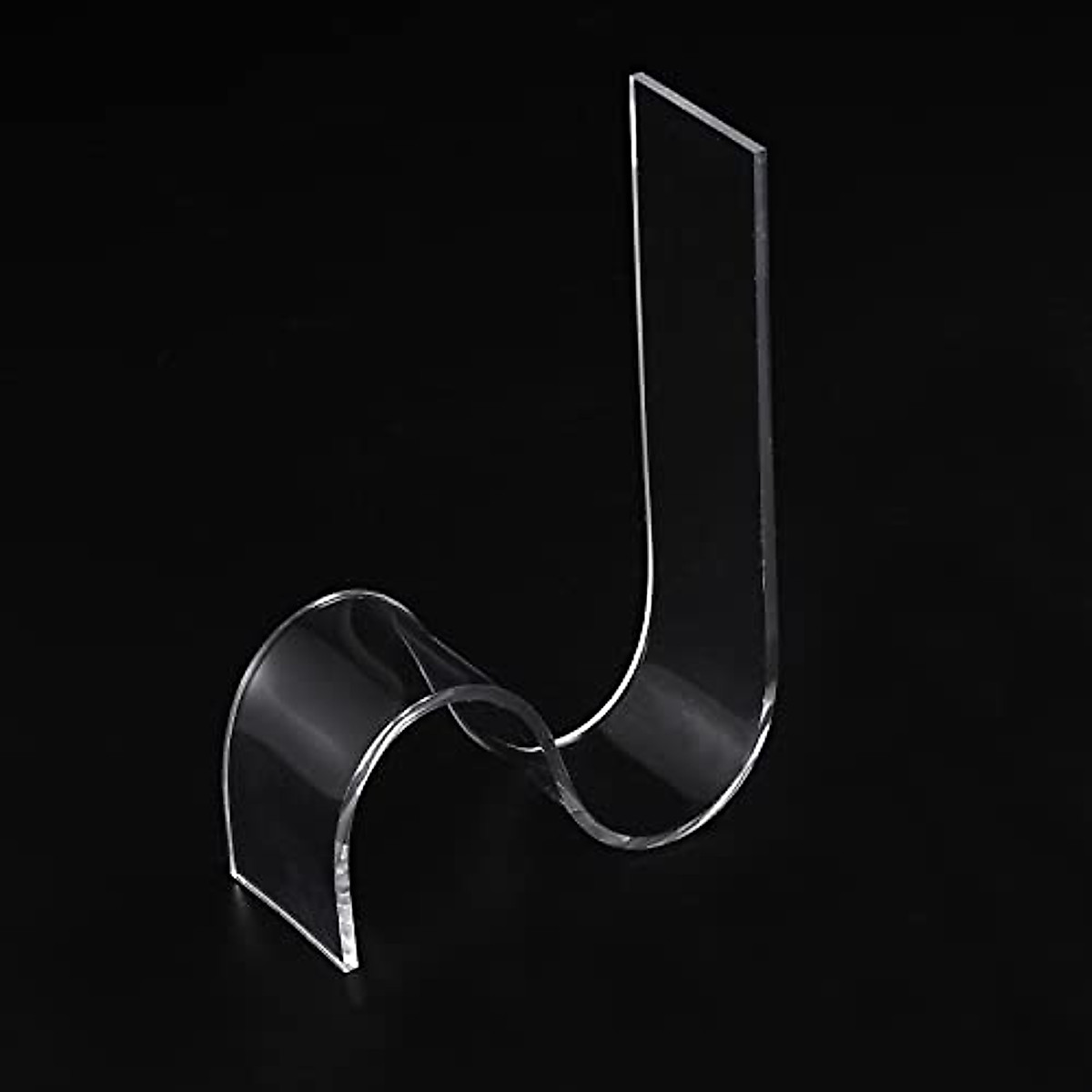 uxcell Shoe Display Stand Rack, 105x45x150mm Acrylic Storage Shelf Holder, Clear 1Pcs