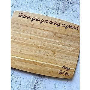 11" x 14" Golden Girls Cutting Board, Bamboo Cutting Board, Stay Golden, Custom Cutting Board, Engraved Cutting Board, Funny Cutting Board, Gift Idea