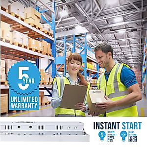 Parmida 4FT LED Linear High Bay Shop Light, 225W, 130LM/W, 0-10V Dimmable, Commercial Industrial Warehouse Area Lighting, 5000K, Hanging Chain Included, UL-Listed & DLC 4.2 Qualified