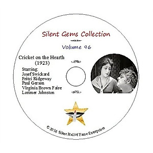 DVD "Cricket on the Hearth" (1923) Classic Silent Drama based on Charles Dickens
