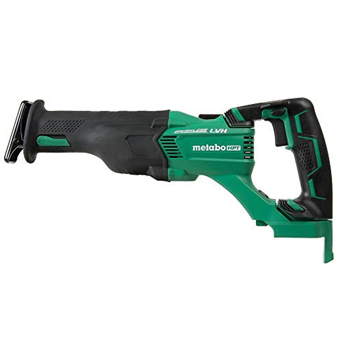 Metabo HPT Cordless Reciprocating Saw | Tool Only | No Battery | 3-Mode Selector W/Auto Mode | Tool-Less Blade Changing System | Large Rafter Hook | Lifetime Tool Warranty | Brushless | CR18DBLQ4