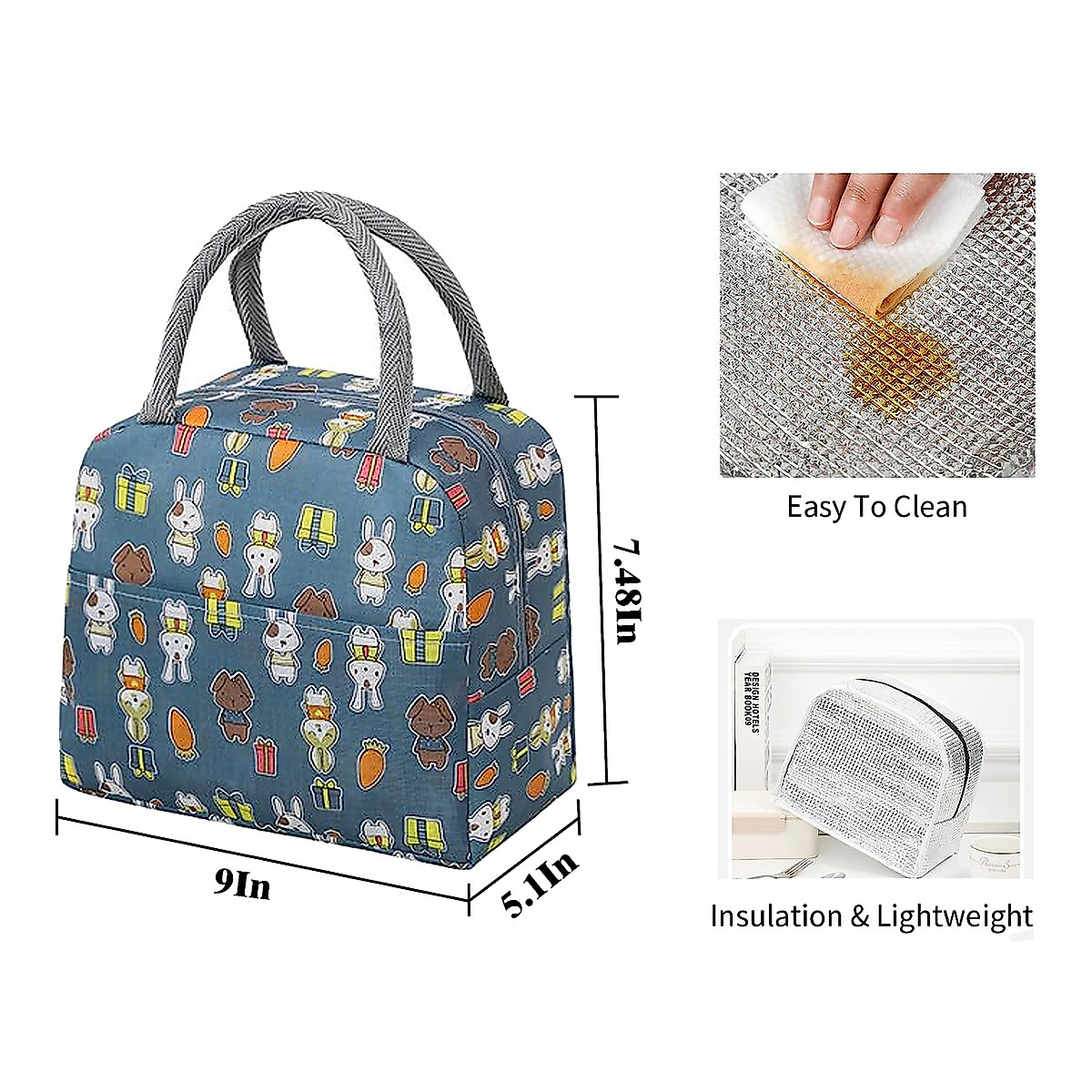 LYOUMEIT Cute Backpacks Set for School Girls,Christmas Gifts for Kids, School Backpack with Lunch Bag,16 Inch