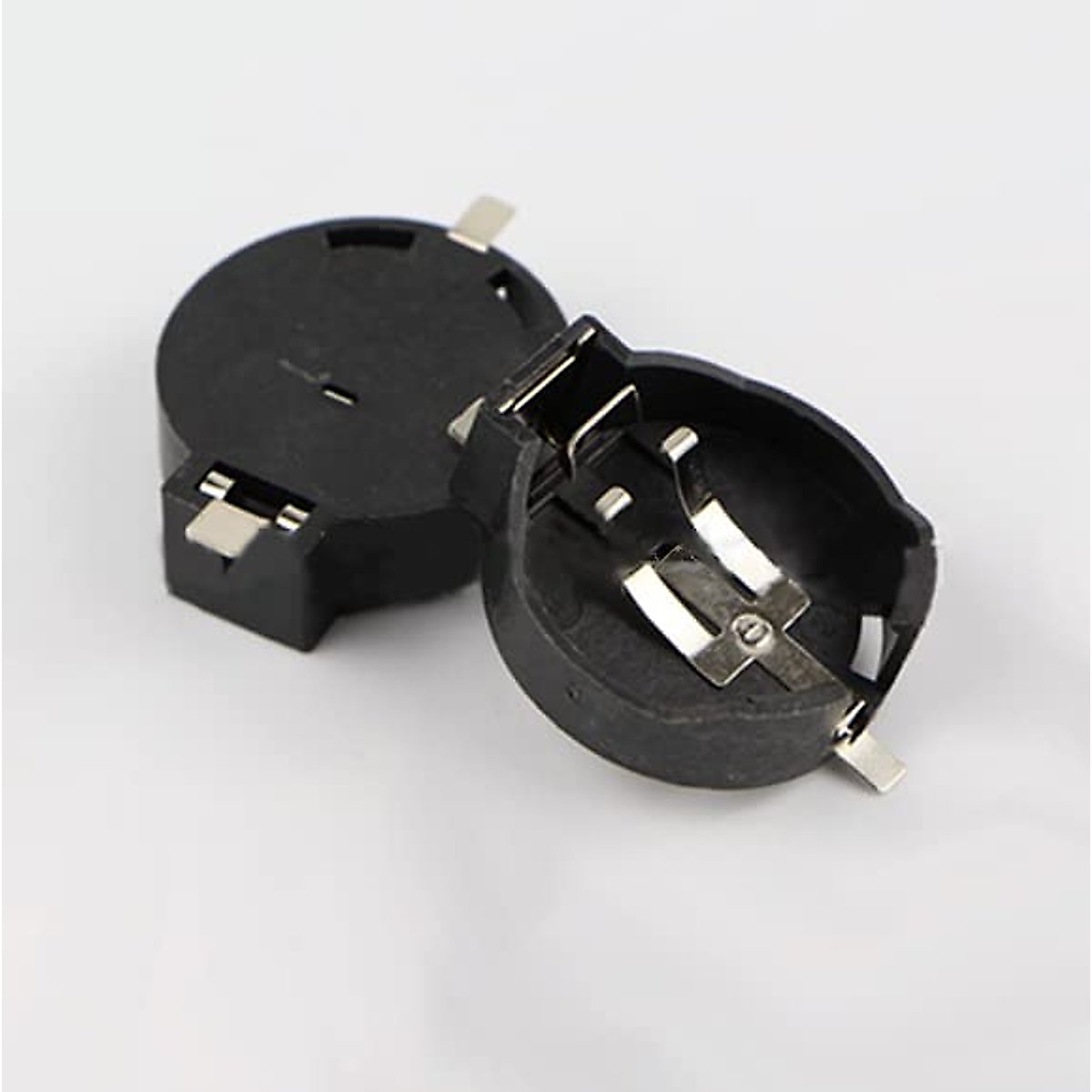 Fielect 10Pcs CR2450 Coin Cell Button Battery Holder Socket Container Case
