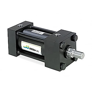 Miller Fluid Power Hydraulic Cylinder, NFPA Tie-Rod, Standard Duty, Bore Dia. 2 in, Stroke Length 8 in - 4Z640A