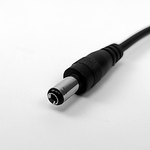 Godtone 4 Pack Guitar Effect Pedal DC Cable 5.5mm x 2.1mm Power Lead Cord, 60CM Male to Male (4 Power Cable)