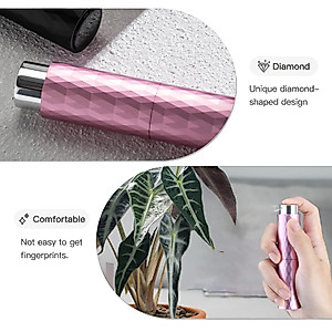 LISAPACK 8ML Perfume Atomizer Spray Bottle (2 PCS) Empty Cologne Dispenser Portable (Black, Grey)