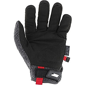 Mechanix Wear: ColdWork Original Winter Work Gloves with Secure Fit, Equipped with 40g 3M Thinsulate, Wind + Water Resistant, Touch Capable Winter Gloves, For Mild Cold Weather (Black/Gray, Large)