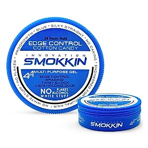 INNOVATION SMOKKIN Strong Hold Hair Wax for Edge Control, Braiding & Twists, Versatile Styling for Diverse Hair Types (Cotton Candy 5.09 Fl oz)