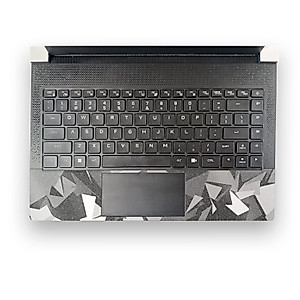 MightySkins Glossy Glitter Skin Compatible with Alienware X14 (2022) Full Wrap Kit - Mono Camo | Protective, Durable High-Gloss Glitter Finish | Easy to Apply & Change Styles | Made in The USA