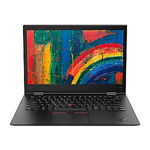 Lenovo ThinkPad X1 Yoga (3rd Gen) i7 8650U 1.9Ghz 14" 2-in-1 Convertible Laptop, 16GB RAM, 1TB NVMe PCIe M.2 SSD, FHD 1080p, Thunderbolt 3 USB-C, Webcam, Windows 10 Pro (Renewed)
