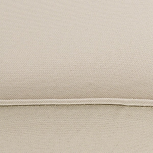 Classic Accessories Montlake FadeSafe Water-Resistant 25 x 27 x 5 Inch Rectangle Outdoor Seat Cushion Slip Cover, Patio Furniture Chair Cushion Cover, Antique Beige, Patio Furniture Cushion Covers