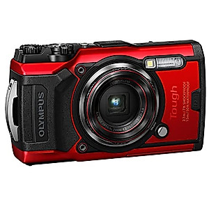 Olympus Tough TG-6 Digital Camera, Red LG-1 LED Light Guide