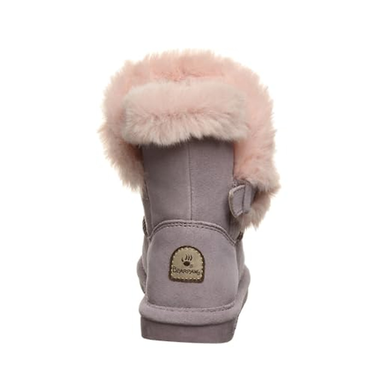 BEARPAW Betsey Youth Wisteria Size 4 | Youth's Boot Classic Suede | Kid's Slip On Boot | Comfortable Winter Boot