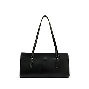 Pixie Mood Rayna 13 x 6.75 Vegan Leather Tote Bag, Black