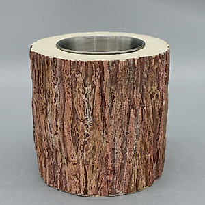 Tabletop Fire Pit, Log Shaped Wood Pattern Pit Portable for Indoor and Outdoor Use Smokeless Fire Pits Chiminea Fireplace for Garden, Patio