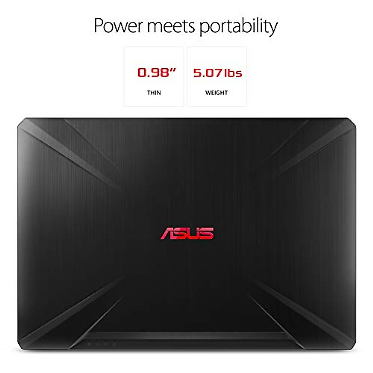 ASUS TUF FX504GE-US52 15.6” FHD Intel i5-8300H 8GB 1TB SSHD GTX 1050TI Windows10 (Renewed)