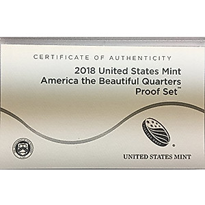 2018 S US Proof set Quarters US Proof Set National Parks Quarters Proof