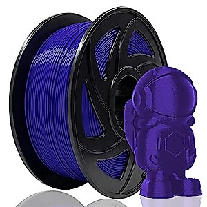 UNIDO PETG Filament for 3D Printer Blue, 1.75mm 1kg Spool (2.2lbs), Dimensional Accuracy +/- 0.02 mm, Clog-Free/Bubble-Free/Tangle-Free 3D Printing Filament for for Models, Toys, Gifts