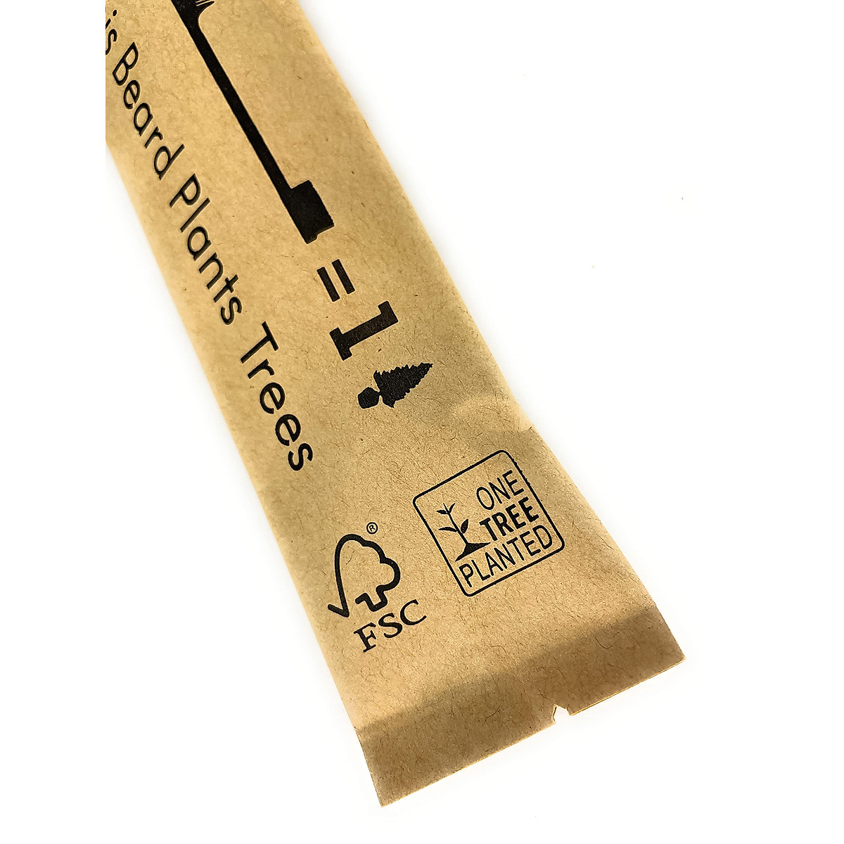 Sapling Mustache Brush & Comb (2-pack) from Green Beard Grmng - Boar Bristle & Bamboo