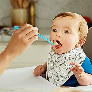 Munchkin® Gentle™ Silicone Spoons, 4 Pack, Blue/Green