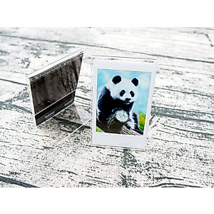 Leonuliy 5 Pack Mini Photo Picture Frame for Polaroid Fujifilm Instax Mini 7s 8 9 11 12 EVO, NONS SL42. (L-Shape)