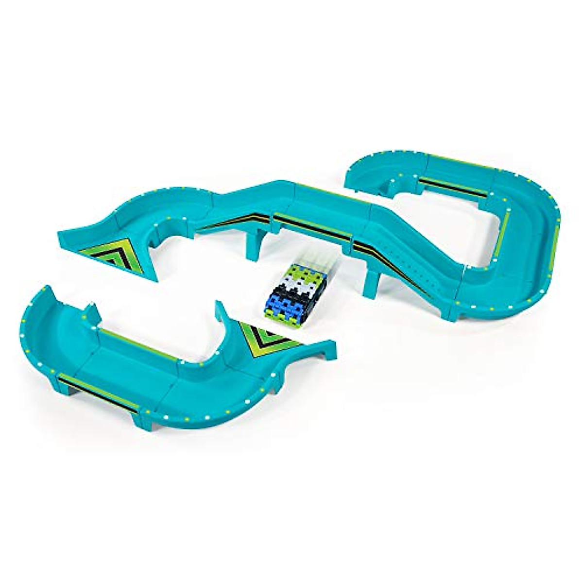 Power Treads - All-Surface Toy Vehicles - Full Throttle Pack - 40+ Pieces (with Bonus Glow-in-The Dark Treads As Seen on TV) - FFP Packaging - by WowWee