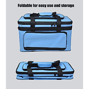 Art Supplies Organizer Bag Art Craft Tool Storage Tote Bag Art Supplies Carrying Bag Case Artist Travel Carrier Bag Waterproof Paint Box Case Foldable For Drawing Sketch Painting Large Capacity