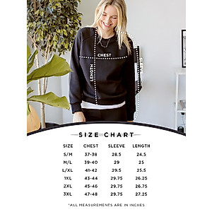 Design by Olivia Women's Basic Soft & Comfortable Pullover Fleece Crewneck Sweatshirt Fall Outfits Medium Grey S