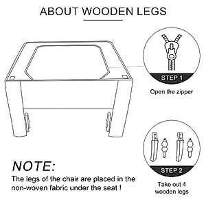 HUIMO Tufted Club Chair,Accent Chair with Lumbar Pillow, Upholstered Button Armchair, Linen Fabric Sofa Chairs for Bedroom, Living Room, Mid Century Modern with Studded Reading Chair Beige