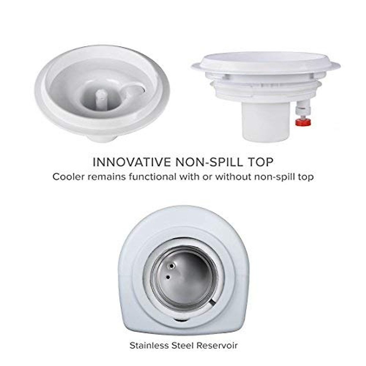 Brio CL505 Cook and Cold Top Load Water Dispenser Cooler - Essential Series