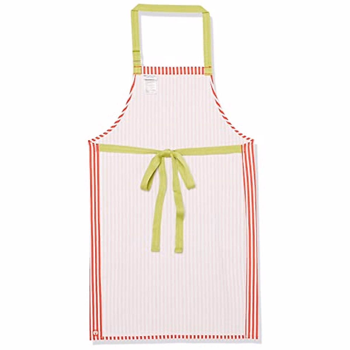 Chef Works Apron, Dr. Suess Baking Challenge, The Grinch, Red & White with Lime Straps, Adult