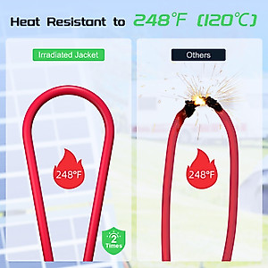 Bateria Power 10FT Solar Connector to XT60 Adapter Extension Cable, 12AWG Solar Panel to XT60 Charge Extension Cable for RV Foldable Solar Panel, Portable Power Station, Solar Generator (1PCS)