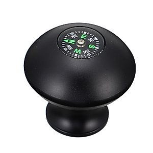 ifundom Trekking Pole Caps Universal Hiking Pole Caps Trekking Stick Tips with Compass for Walking Climbing Hiking Sticks Accessory