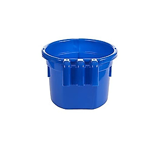 Fence Feed Bucket - Little Giant - 8 Quart Hook Over Feed Pail (Blue) (Item No. CPHBLUE)