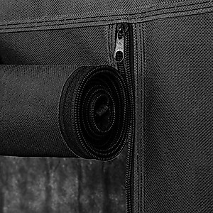 MEWG 7 Tiers Portable Shoe Shelf, Large Shoe Rack Organizer 50 Pairs, Shoe Storage with Waterproof Non-Woven Fabric, High Capacity, Removable & Dust Large