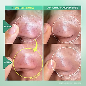 MOTHER MADE Exfoliating Vegan Facial Peeling Gel with Green Tea, Vitamin E, Hyaluronic Acid, 3.38 fl. oz.| Gentle Natural Face Scrub Exfoliator, Cleansing, Physical Peel, Korean Skincare