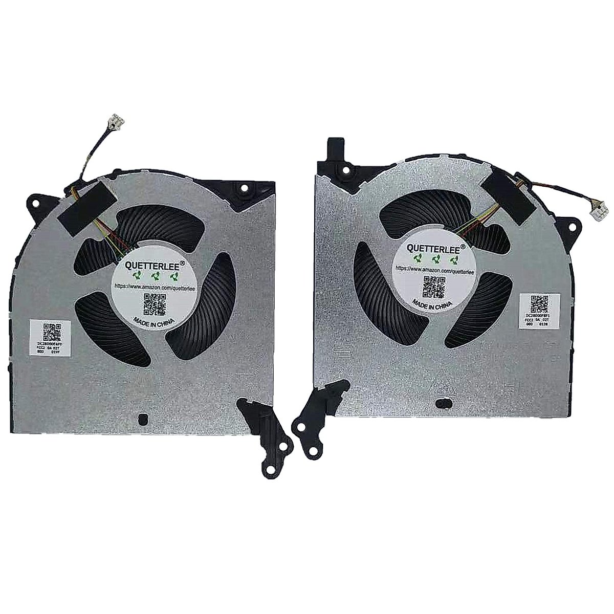 QUETTERLEE Replacement New Laptop CPU and GPU Cooling Fan for Lenovo Legion Y7000 2020H（2020 Paragraph） Series 5F10S13917 DFS5M325063B1C FM9H DFS5K323161A1C FM9J DC28000FAF0 DC28000FBF1 DC5V Fan