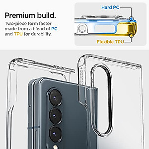Spigen Ultra Hybrid Designed for Galaxy Z Fold 4 Case (2022) - Crystal Clear