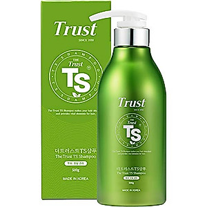 THE TRUST TS Shampoo 500ml(16.9oz), Healthy Hair and Scalp, Provides Vital Elements for Hair.