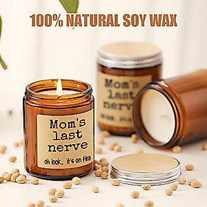 Gifts for Mom from Daughter Son, Funny Birthday Gifts for Mom, Mother's Day Gifts from Daughter Son, Thanksgiving Christmas Valentines Day Gifts for Women Mom Mother Stepmom - Lavender Scented Candles