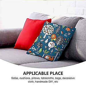 ARTIBETTER Quilting Fabric Animal Fabric Square Cotton Craft Fabric Bundle Patchwork 50x50cm Squares Quilting Sewing Patchwork Animal Print DIY Art Craft Supplies 7pcs Charisma Sheets