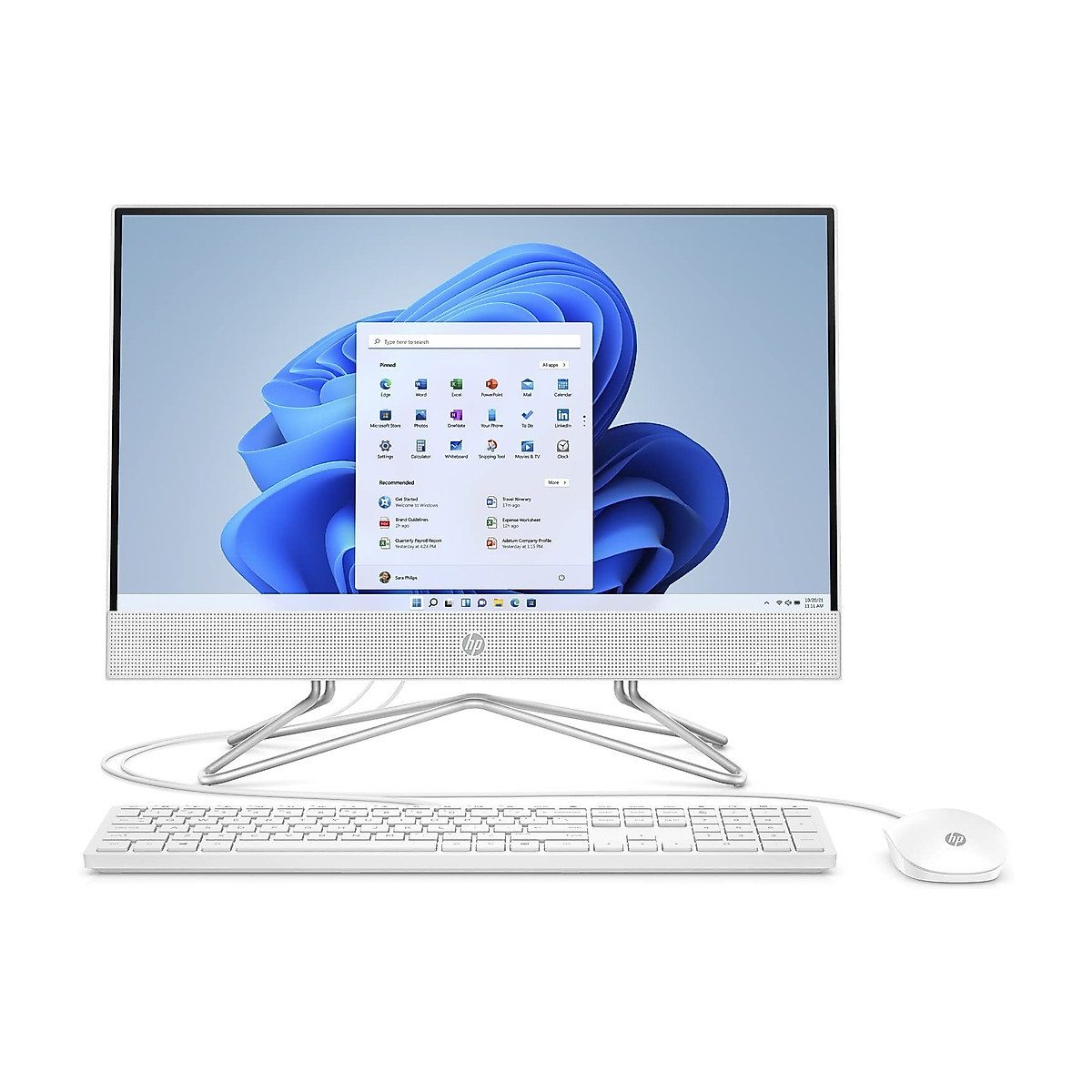 HP 22-DF 21.5-Inch Full HD WLED All-in-One PC Intel Celeron G5900T 4GB 256GB SSD Win 10