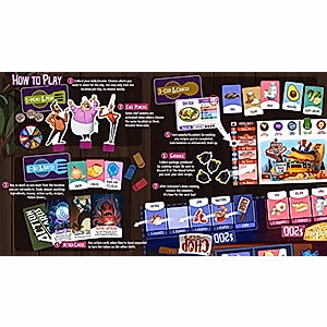 Gap Closer Games | Rival Restaurants | Strategy Board Game | Set Collection Game | 2 to 6 Players | Ages 10+ | 45+ Minutes