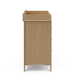 Graco Noah 3 Drawer Chest with Changing Topper (Driftwood) - GREENGUARD Gold Certified, Dresser for Nursery, 3 Drawer Dresser, Kids Dresser, Nursery Dresser Drawer Organizer, Chest of Drawers