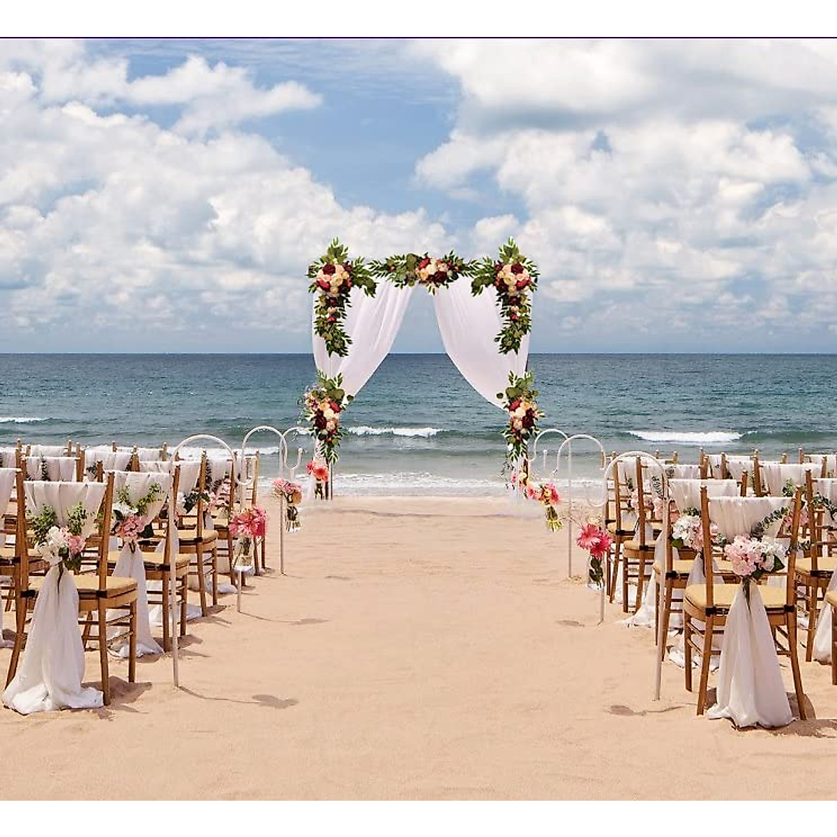 77in Tall x 52in Square Metal Wedding Garden Arch