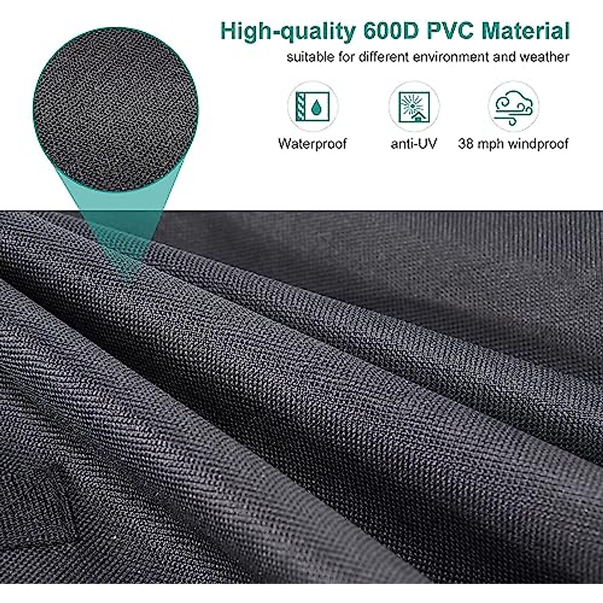 Industrial Gazebo Weights 600D, Set of 4 Gazebo Weights for Gazebos, PVC Inner Coating, Sand Bag for Pop-Up Tent, Canopy or Parasol