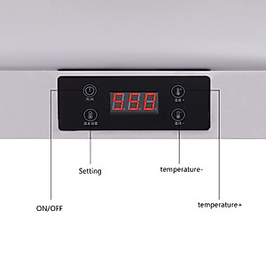 PIAOCAIYIN Chafing Dish Buffet Set, 110V 14QT Electric Chafing Dish, Stainless Steel Buffet Servers and Warmers, 86-194℉ Temperature Adjustment, 1 Food Trays, Chafers for Catering/Buffets/Parties